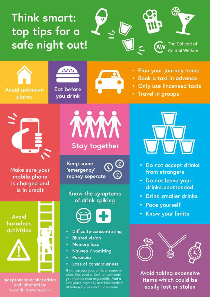 Safe Night Out Poster - CAW Blog